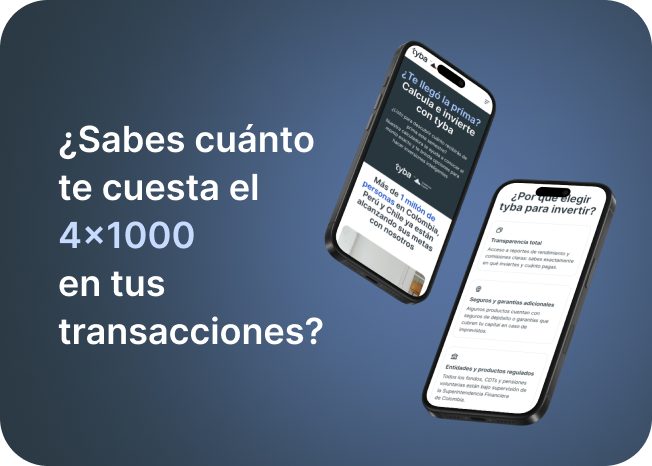 Calculadora 4x1000 gratis | Calcula tu impuesto | tyba